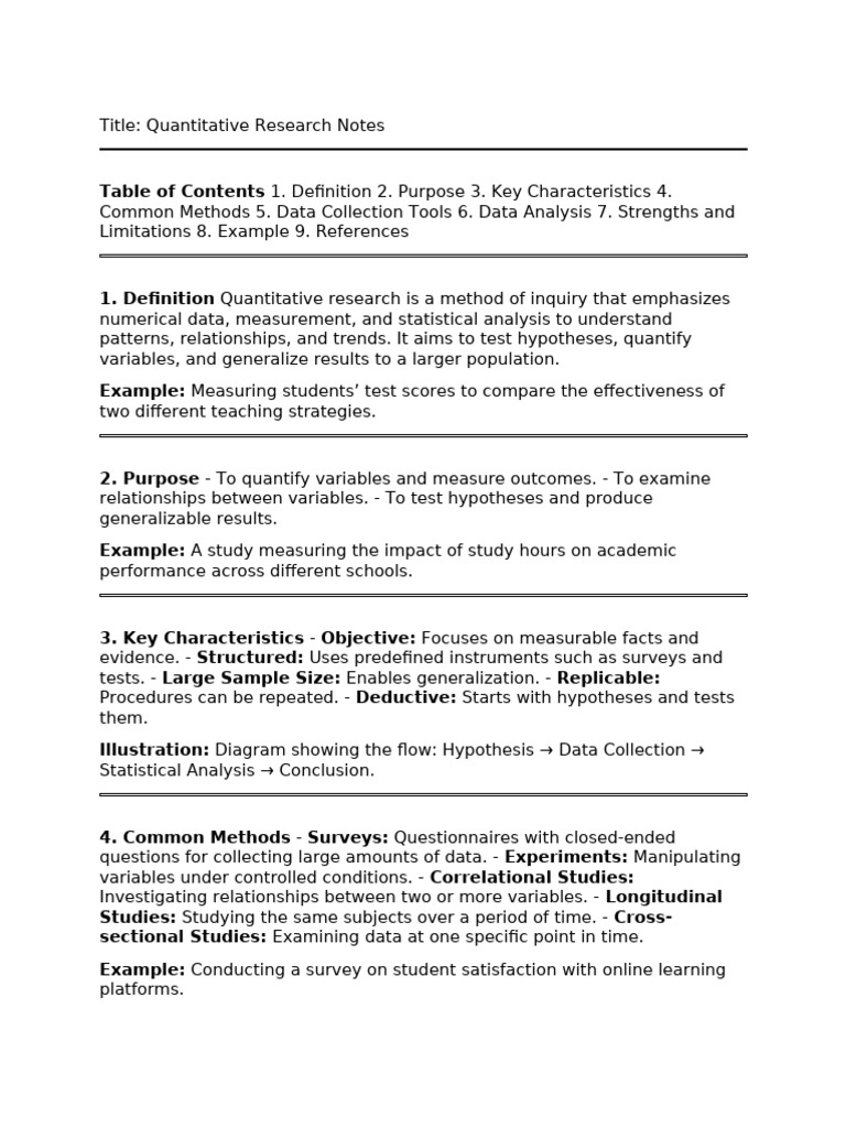 Quantitative Research Overview Guide | PDF | Statistics | Quantitative ...