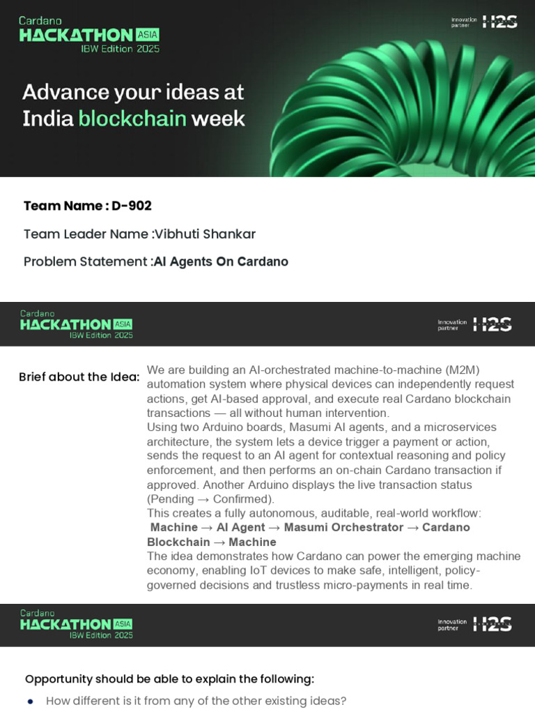 Cardano I Idea Submission Template | PDF | Artificial Intelligence ...