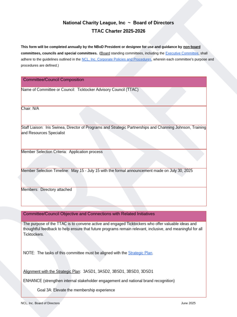 2025 - 2026 Ttac Charter-Final | PDF | Mentorship | Innovation