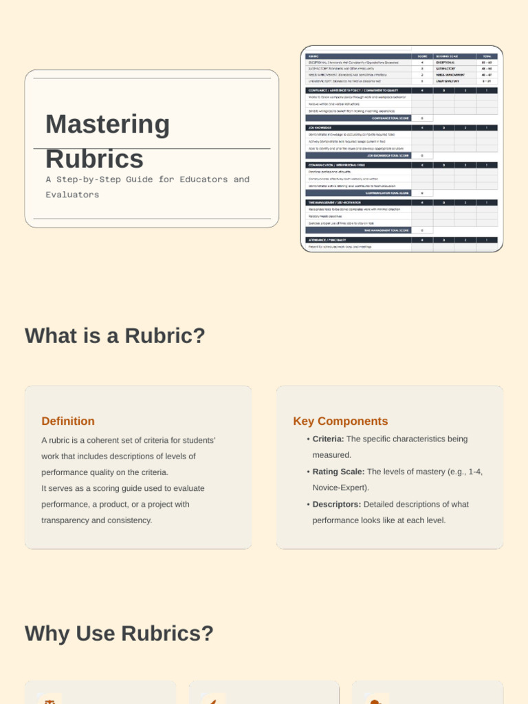 How To Create A Rubric | PDF | Rubric (Academic) | Educational Assessment