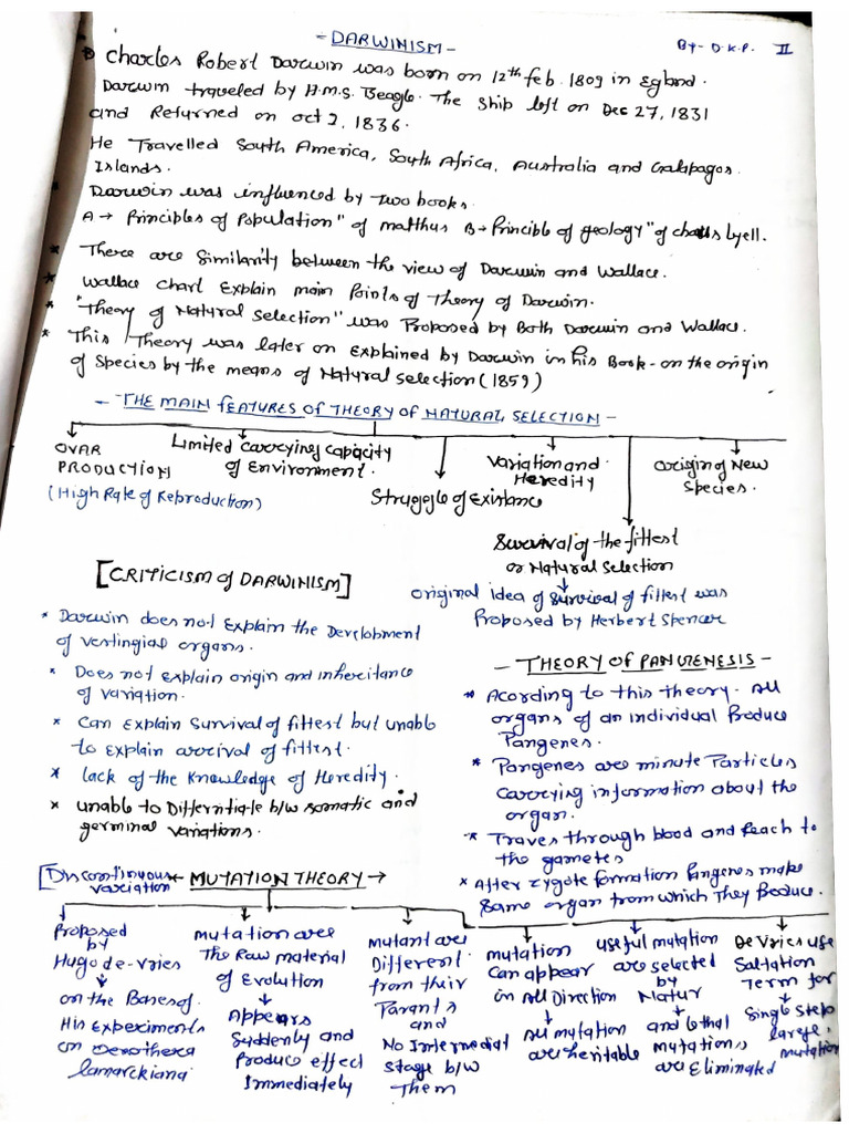 Evolution Darwinism | PDF