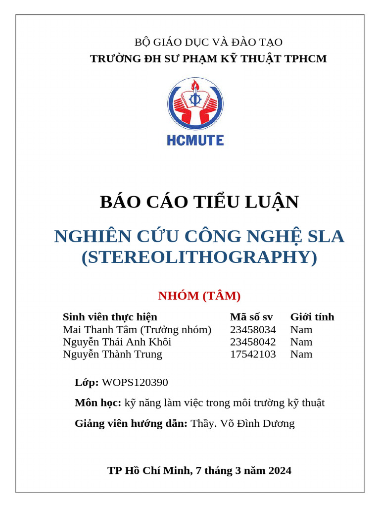 Tiểu Luận Cuoi Ky Knlvtmt Kt in 3d | PDF