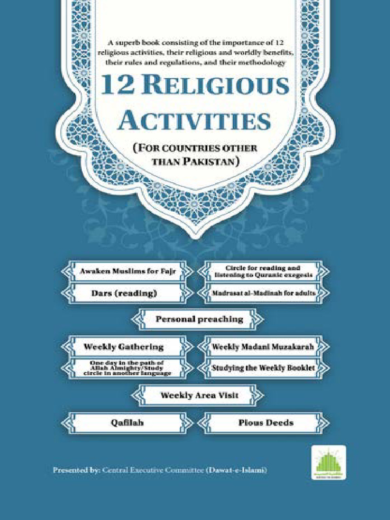 12 Religious Activities For Countries Other Pakistan | PDF