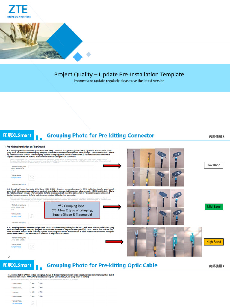 Training Materials 20250623 - PreInstallation Self Check Template ...