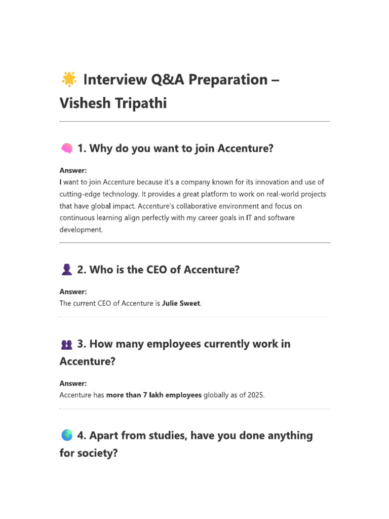 Qna Interview | PDF
