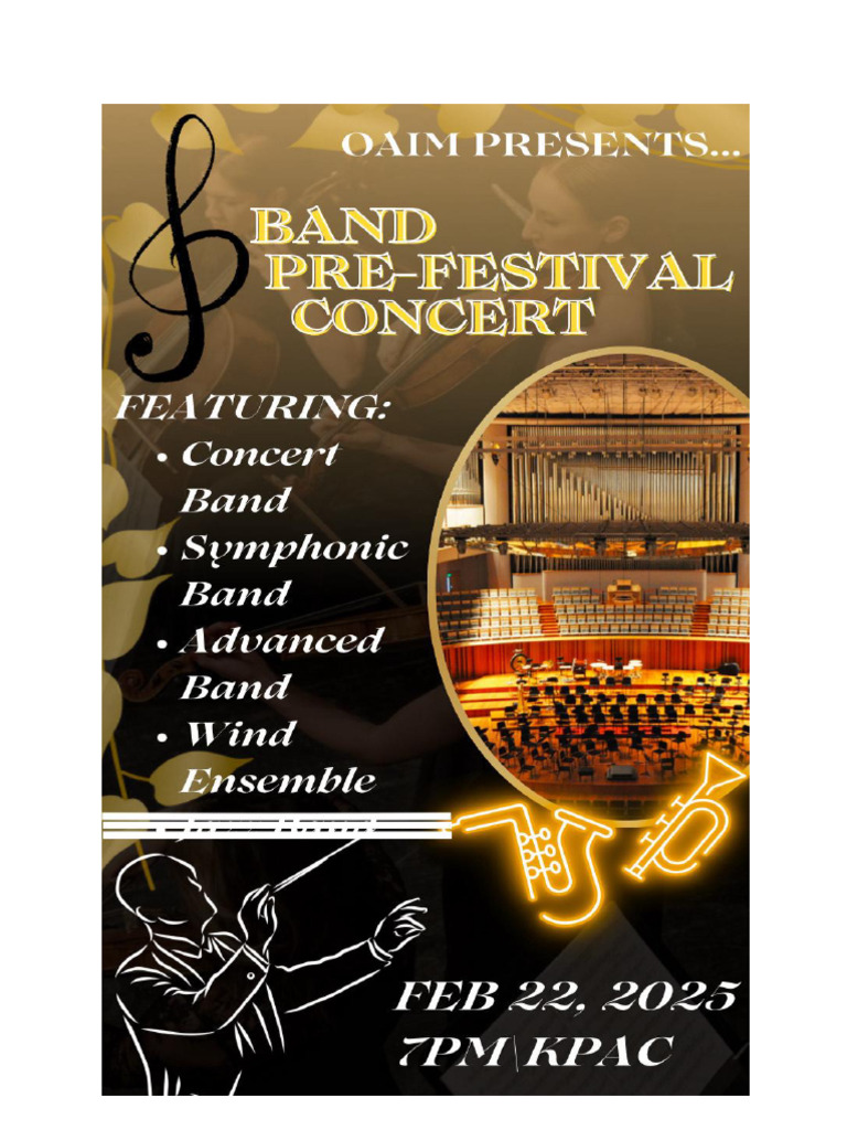 Golden Coast Saxophone Quartet Concert Program | PDF | Saxophone | Quartet