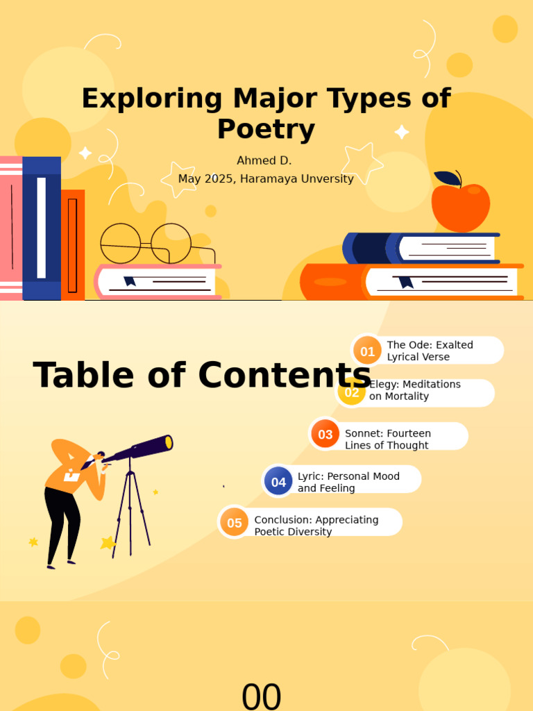 Major Poetry Types Explained | PDF | Poetry | Phonaesthetics