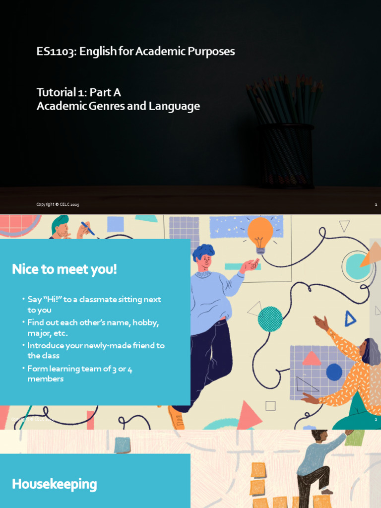 Academic Genres and Language Skills | PDF | Syntax | Linguistics