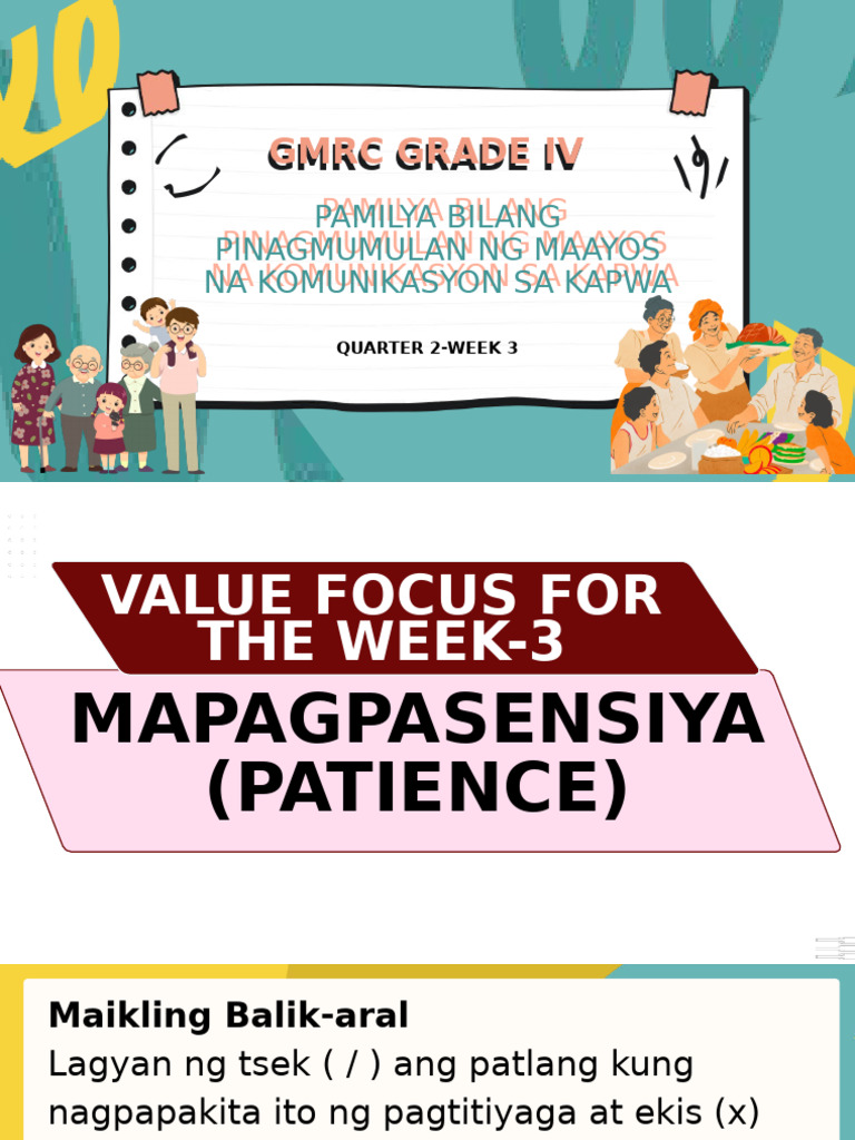 GMRC PPT Q2 Week 3 | PDF