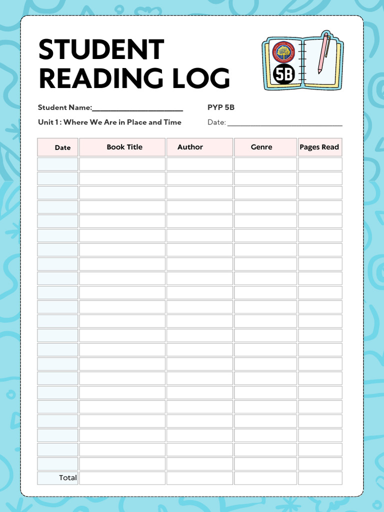 Reading Log | PDF