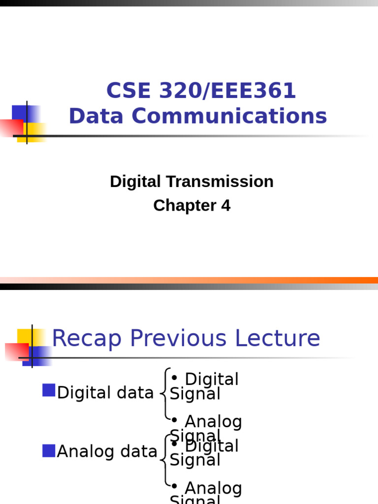 4 Ch4 - Digital - Trans | PDF | Digital Signal | Electrical Engineering