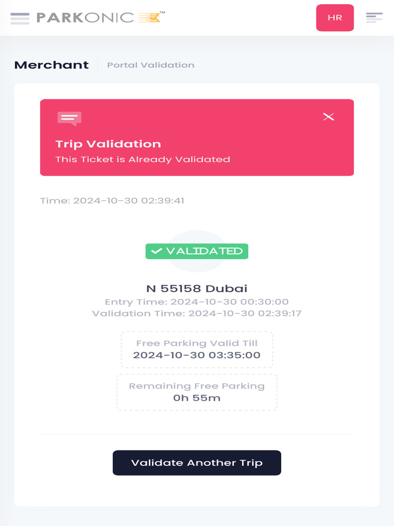 Parkonic App Portal | PDF