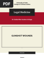 Forensic Analysis of Gunshot Wounds | PDF | Cartridge (Firearms) | Gun ...