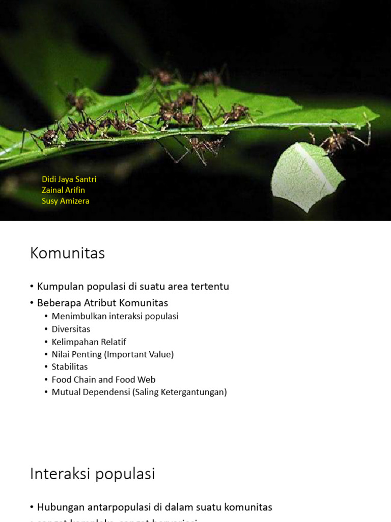12 Population Interactions | PDF | Predation | Symbiosis