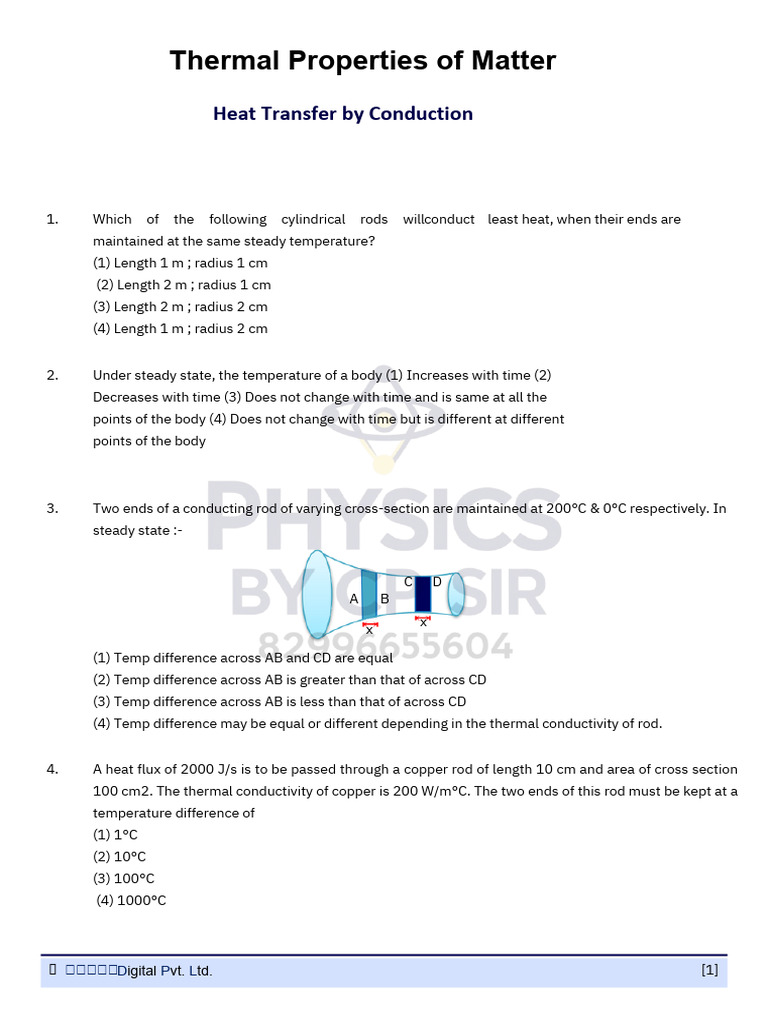 Understanding Thermal Properties of Matter | PDF | Thermal Conduction ...