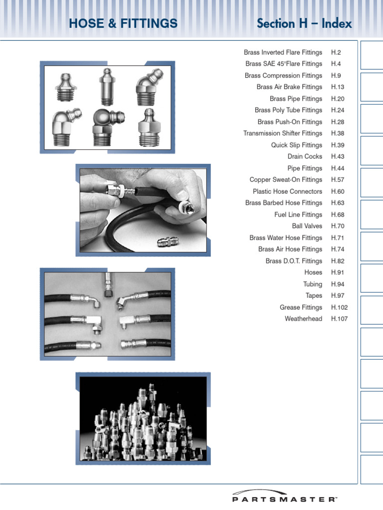 Brass Fittings Index and Specifications | PDF | Pipe (Fluid Conveyance ...