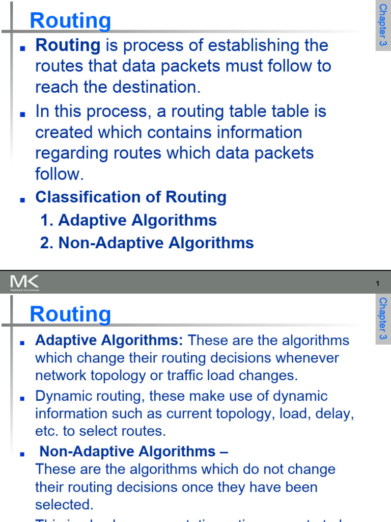 Understanding Routing Algorithms and Tables | PDF | I Pv6 | Routing