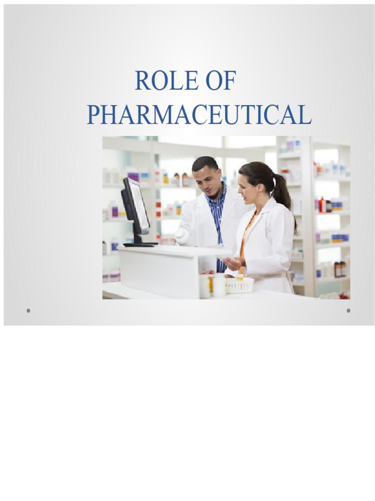 5 Role of the Pharmacist | PDF | Pharmacy | Medical Prescription