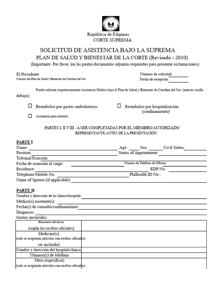Formulario de Salud y Bienestar de SC | PDF | Medicare (Estados Unidos ...