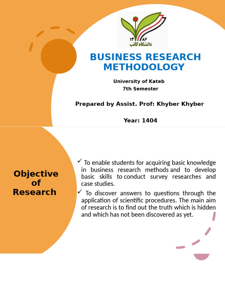 Research Methodology Slides | PDF | Hypothesis | Quantitative Research