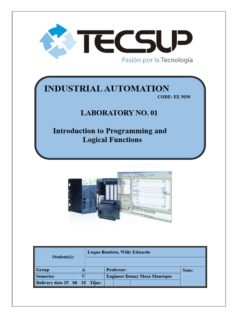Laboratory 1 Introduction To Programming | PDF | Programmable Logic ...