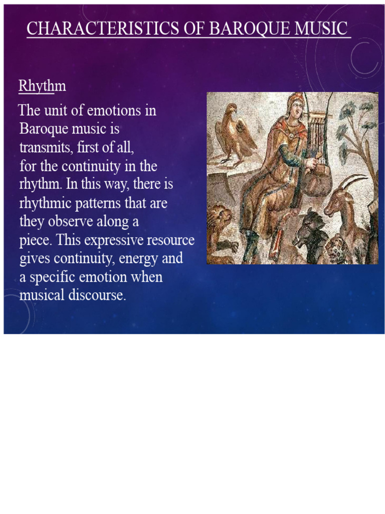 Key Features of Baroque Music | PDF | Baroque Music | Music Theory