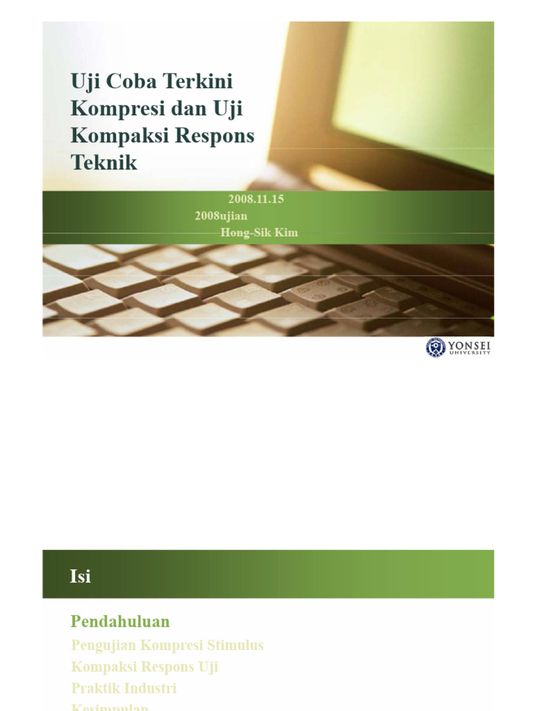 Uji Kompresi dan Kompaksi Respons SoC | PDF