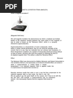 Magnetic Levitation Book Intro | PDF | Electromagnetism | Physical ...