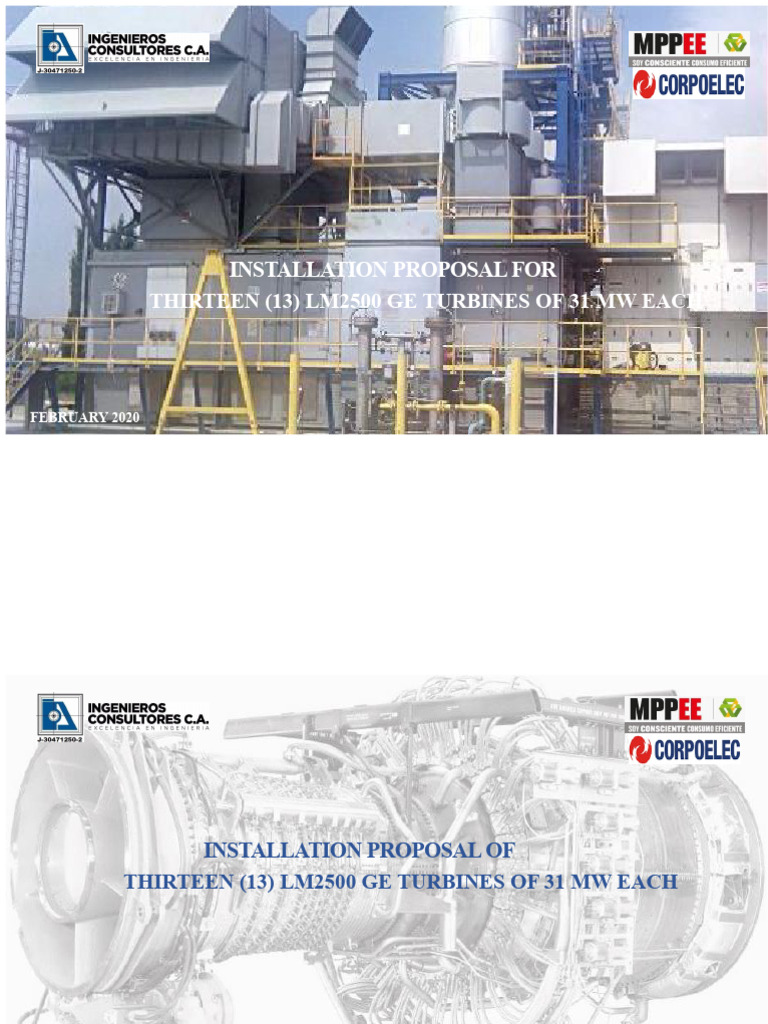 Installation Proposal for 13 LM2500 Turbines | PDF | Logistics ...