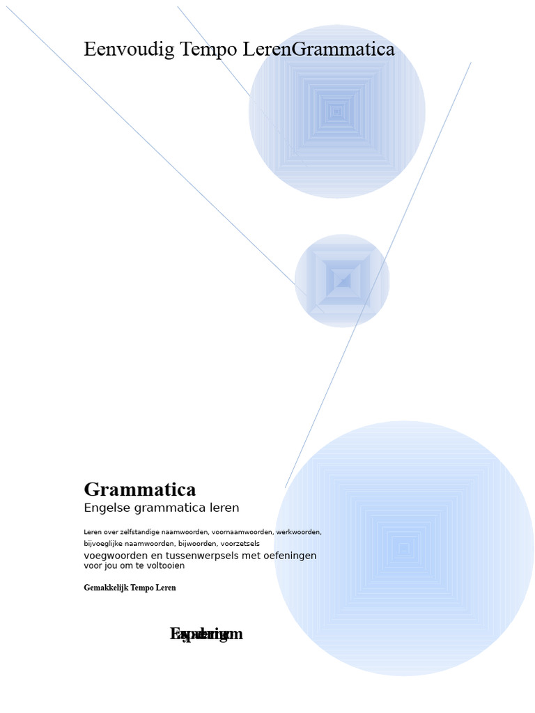 Engelse Grammatica Boek | PDF