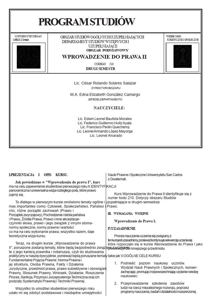 210 Wprowadzenie do Prawa | PDF