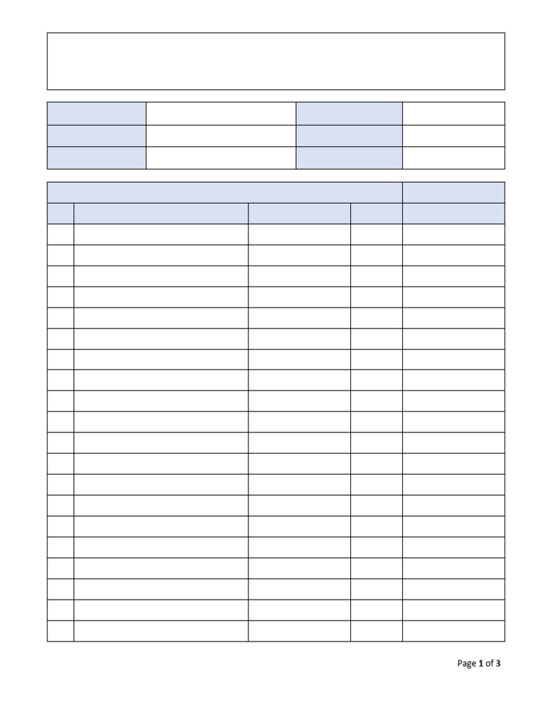 Daily Safety Huddle Checklist | PDF