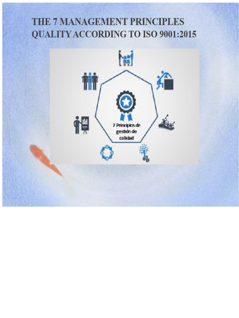ISO 9001:2015 Quality Management Principles | PDF | Quality Management ...