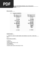 Jog Control Circuit Overview | PDF | Electric Motor | Switch