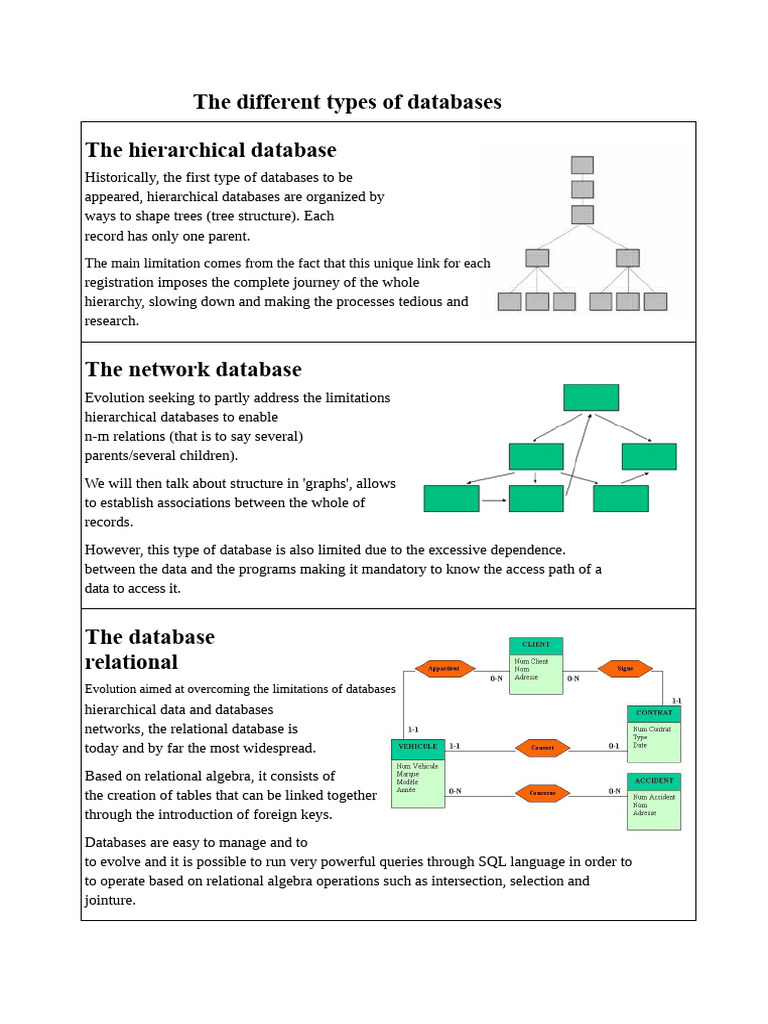 Types of Databases | PDF
