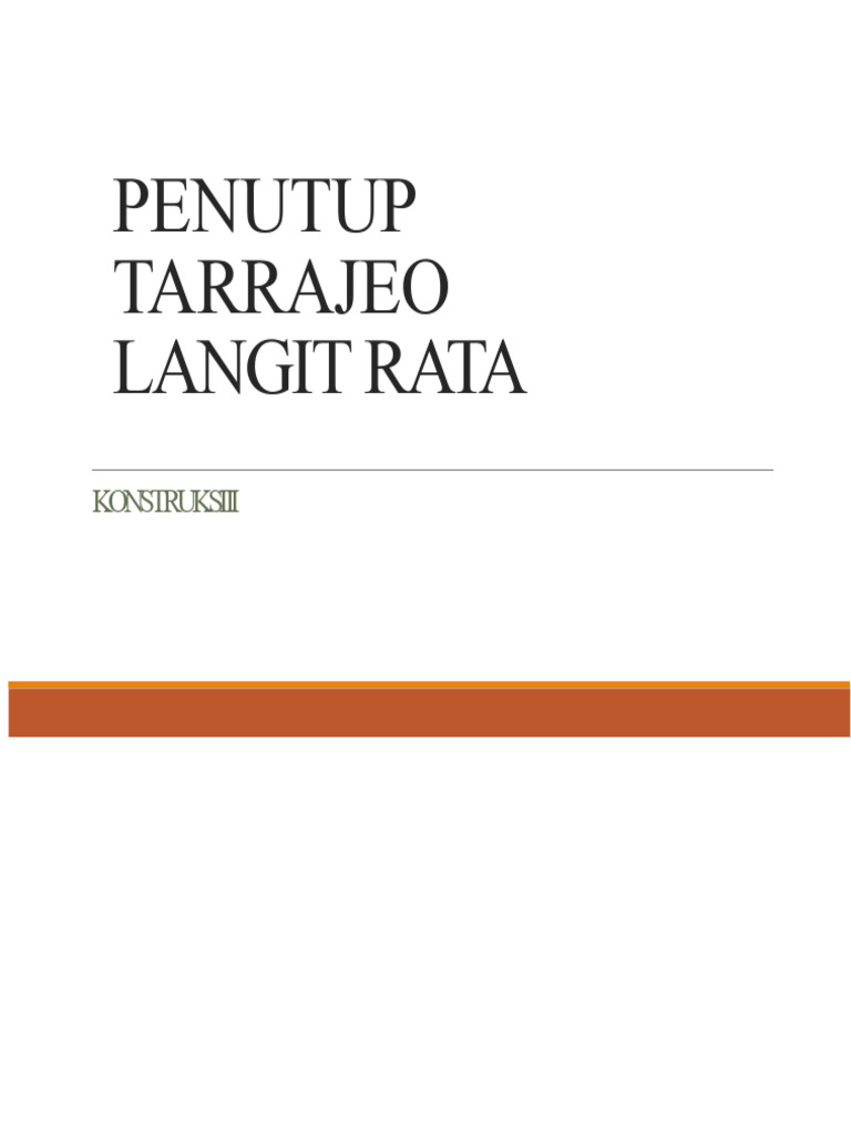 Jenis dan Aplikasi Plester serta Langit-langit | PDF
