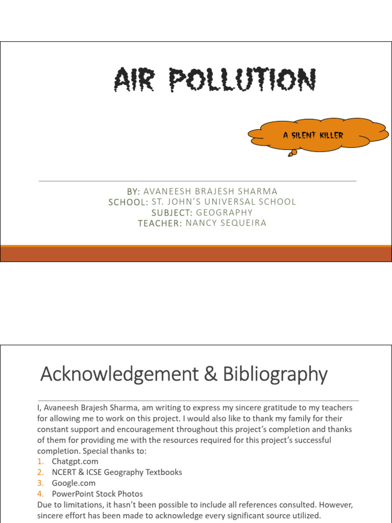 Air Pollution 2 | PDF | Air Pollution | Atmosphere Of Earth