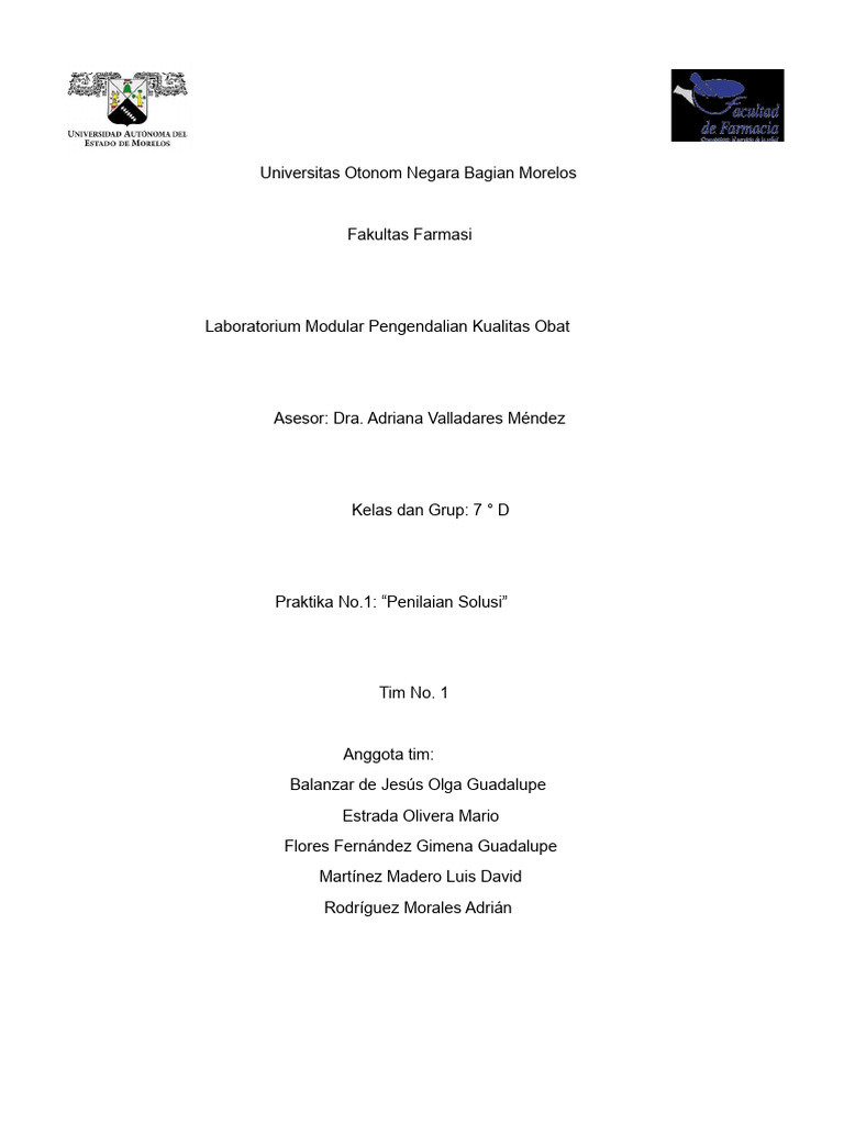 Laporan No.1 Penilaian Solusi Lmccm. | PDF