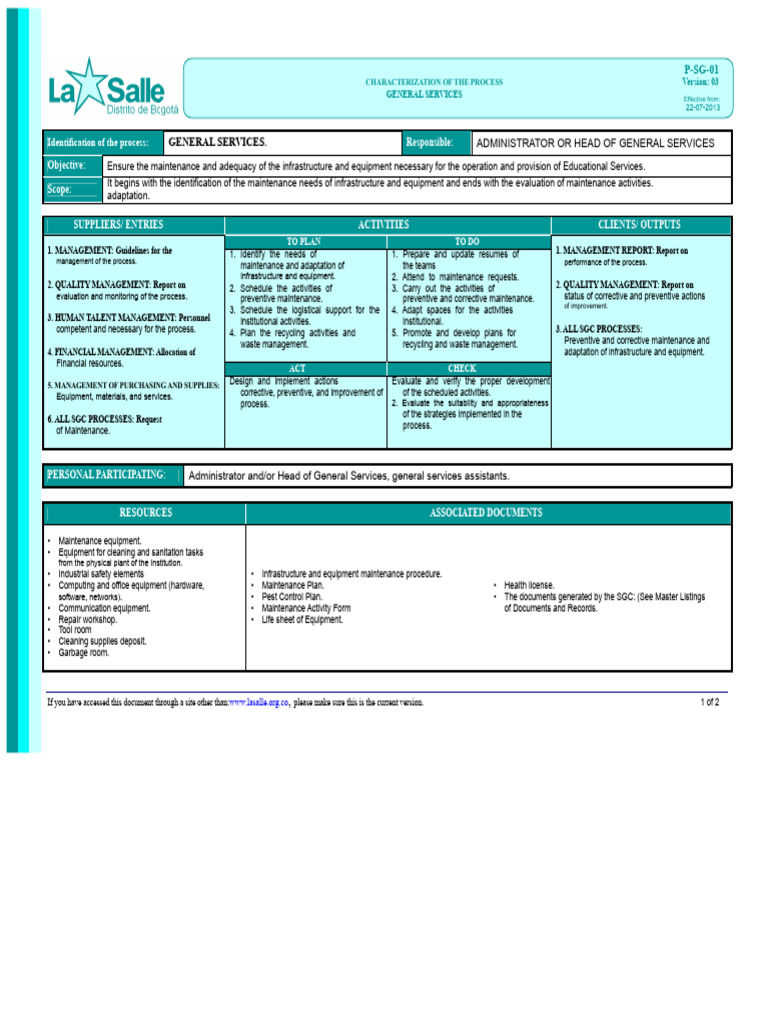 Characterization of The Maintenance Process | PDF | Waste Management ...