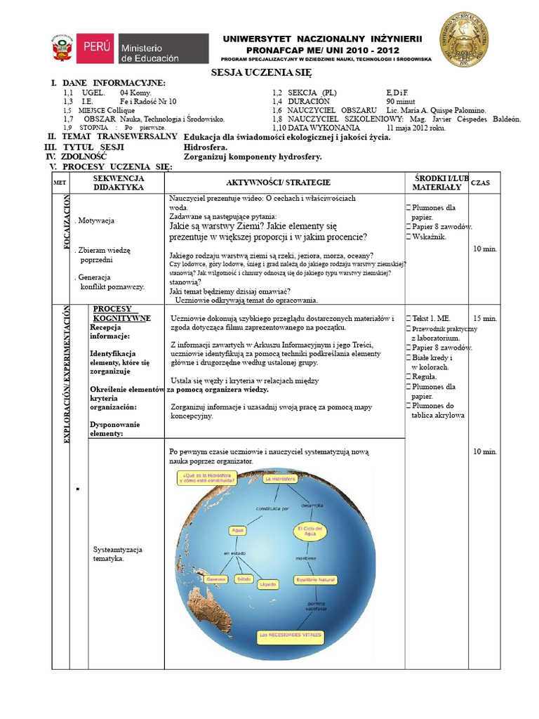 Sesja Hydrosfery | PDF