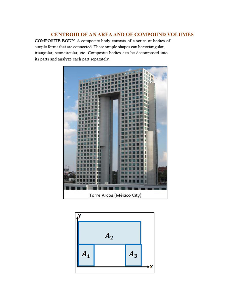 Centroid of Composite Figures | PDF | Area | Euclidean Geometry