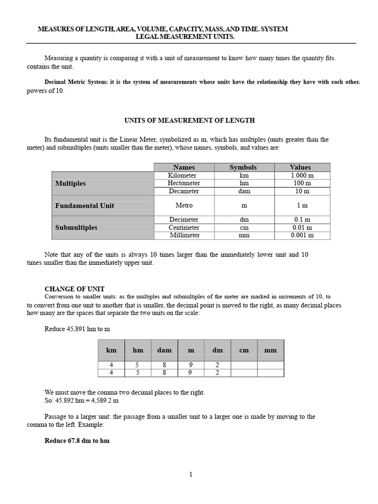 Length, Area and Volume | PDF | Area | Volume