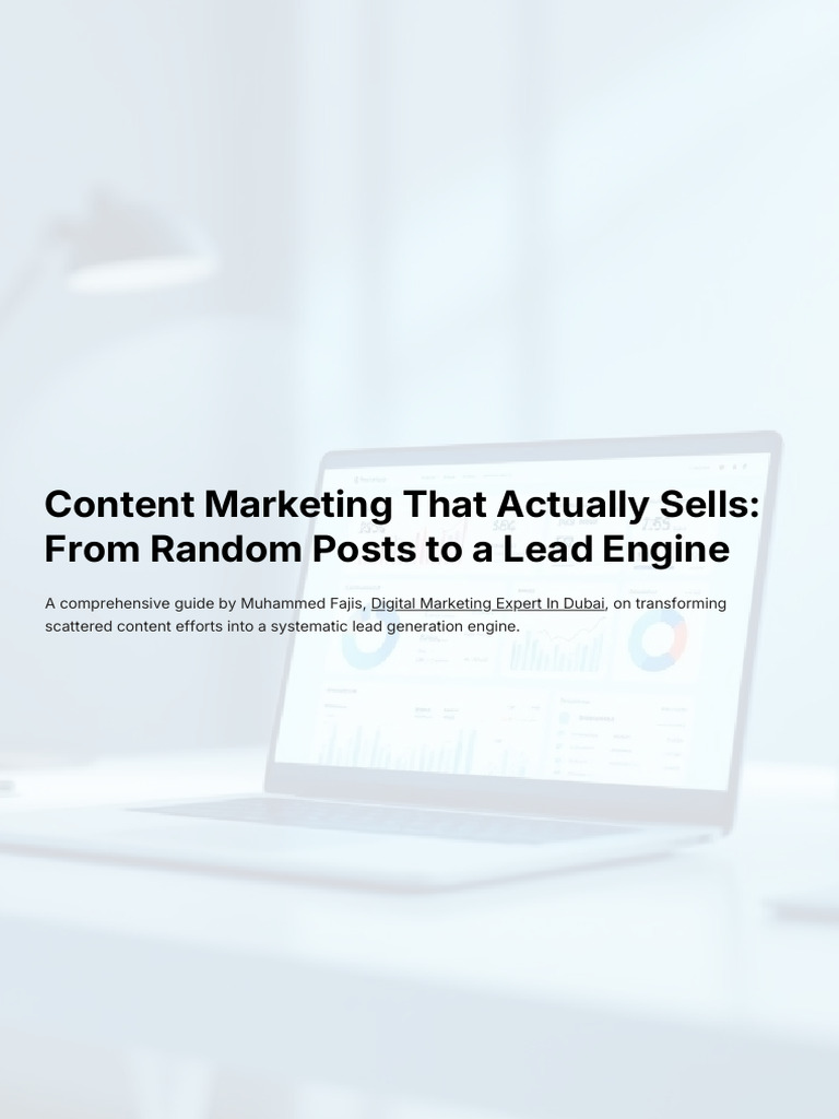 Content Marketing That Actually Sells From Random Posts To A Lead ...