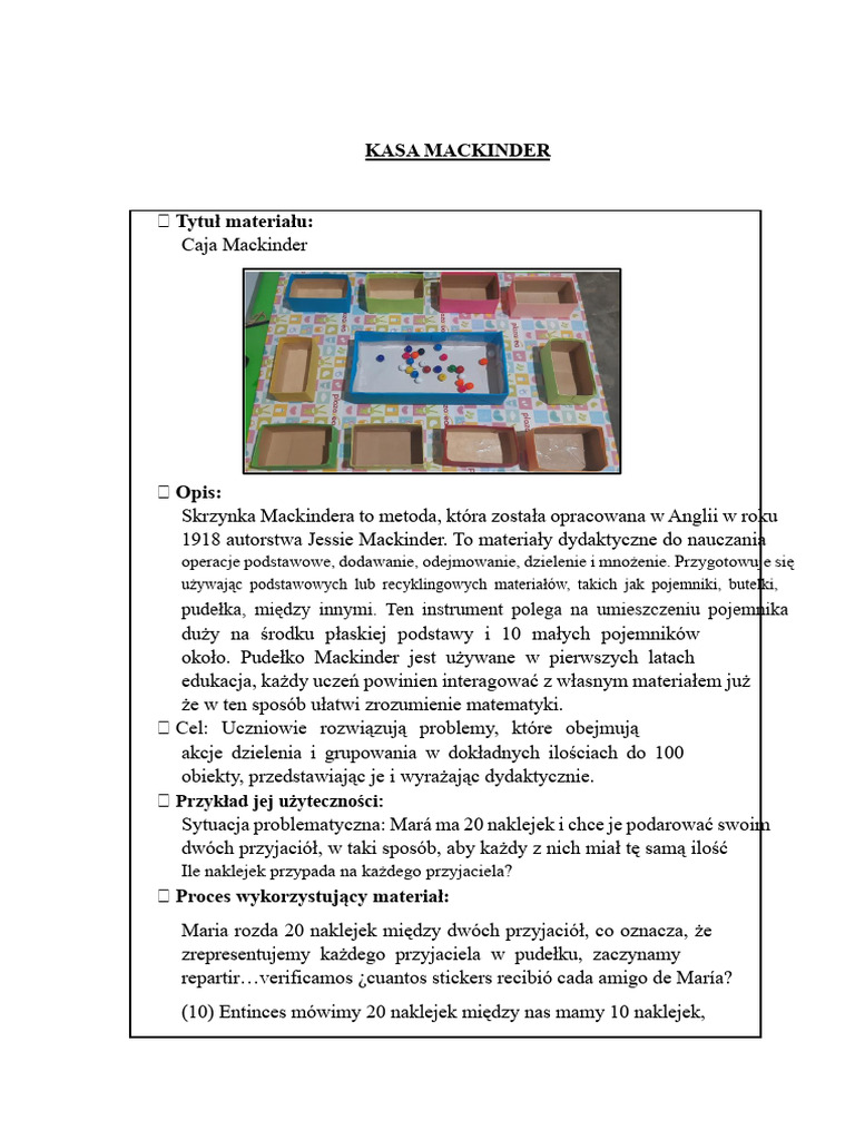 Karta Techniczna Materiał Niestrukturalny Pudełko Mackinder | PDF
