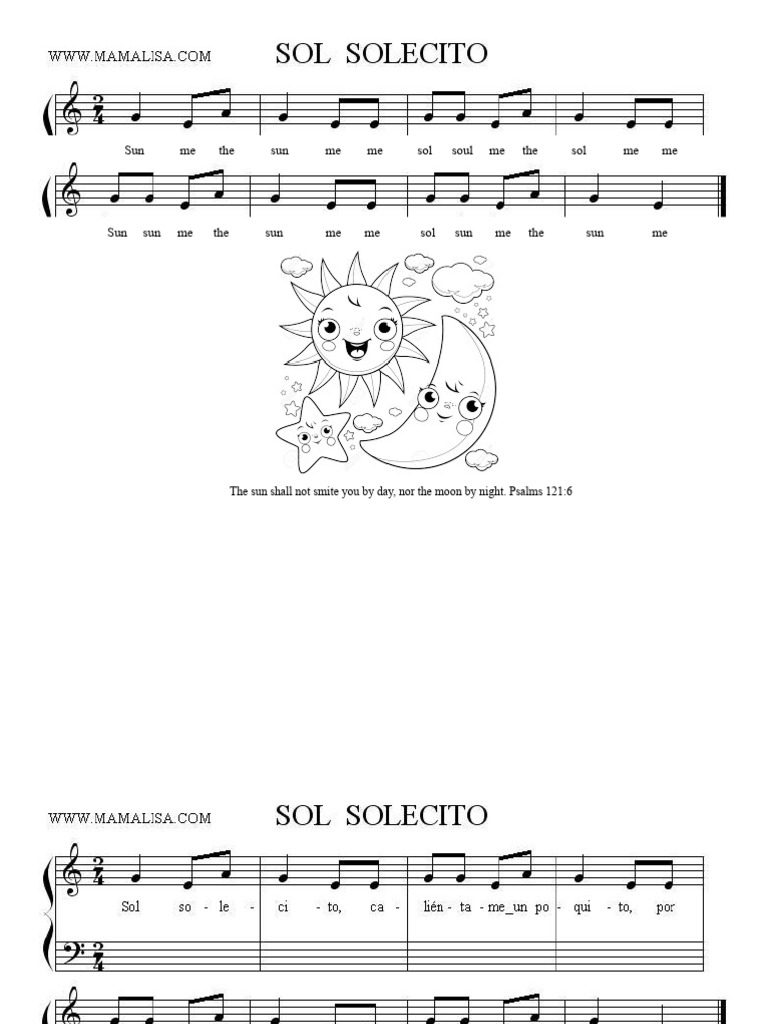 Little Sun With Notes PDF | PDF