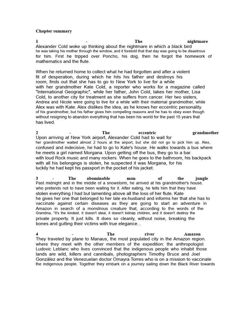 Chapter Summaries | PDF