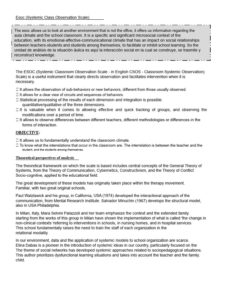 Esoc | PDF | System | Communication