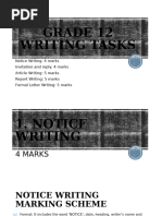 CBSE Class 12 English Writing Formats | PDF