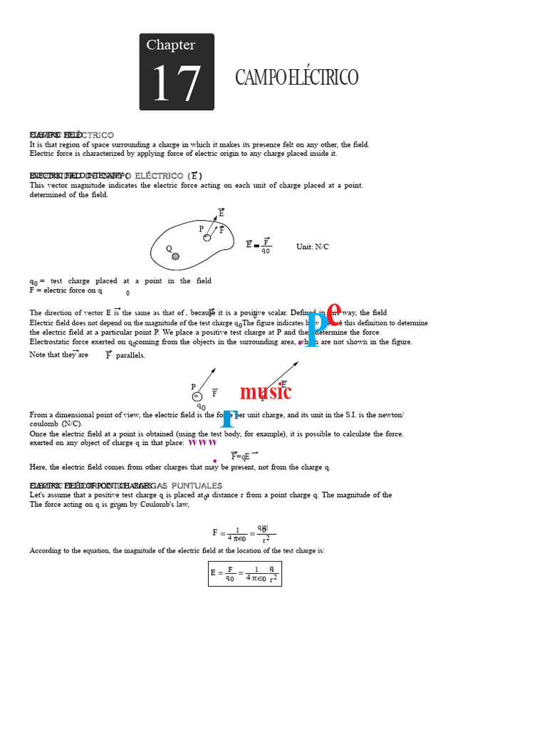 Chapter 17 Electric Field | PDF | Electric Field | Force