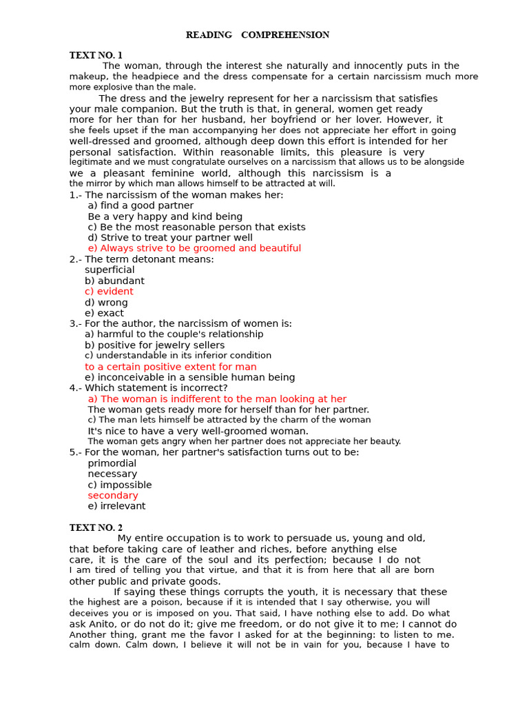 Comprehension Exam | PDF | Genetic Testing | Human Genome